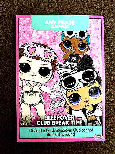 LOL Surprise! Dance Off #1-213 Sleepover Club Break Time Popular Card ...