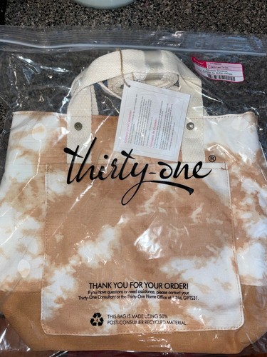 Thirty-One THIRTYONE 31 Gifts Window Shopper BRAND NEW Fawn Tie Dye | eBay