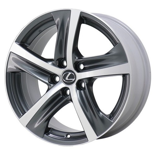 18" LEXUS IS300 WHEEL RIM FACTORY OEM 74355 (F) 2017-2020 MACHINED GREY ...