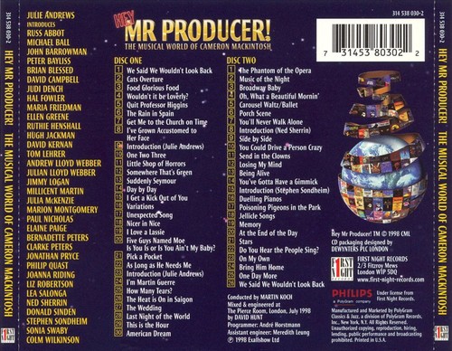 VARIOUS ARTISTS HEY MR. PRODUCER!: THE MUSICAL WORLD OF CAMERON ...