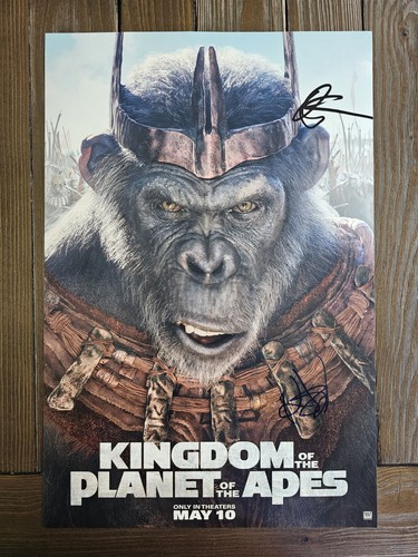 Kevin Durand And Owen Teague Signed 12x18 Kingdom Of The Planet Of The ...