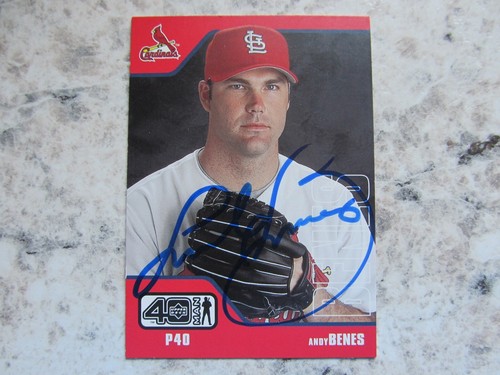 Cardinals Andy Benes Signed Autographed 2002 Upper Deck 40 Man Mint | eBay