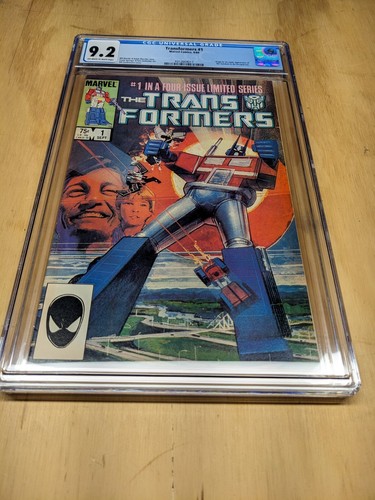 TRANSFORMERS 1 (1984) 1st Print CGC 9.2 1ST APPEARANCE AUTOBOTS ...