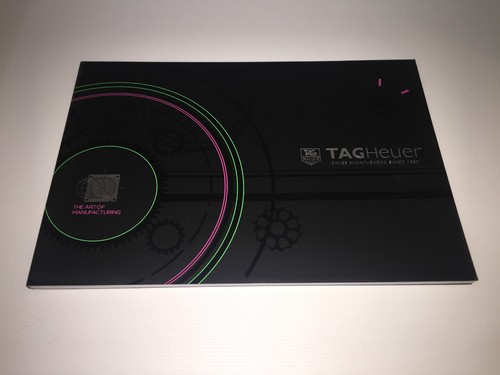TAG HEUER Catalogue Book - The Art Of Manufacturing - Spanish | eBay