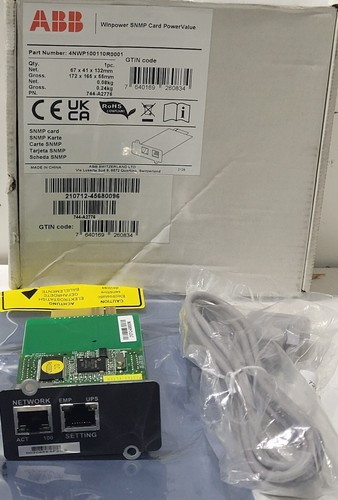 ABB+Winpower+SNMP+Card+Power+Value+4NWP100110R0001 for sale online | eBay