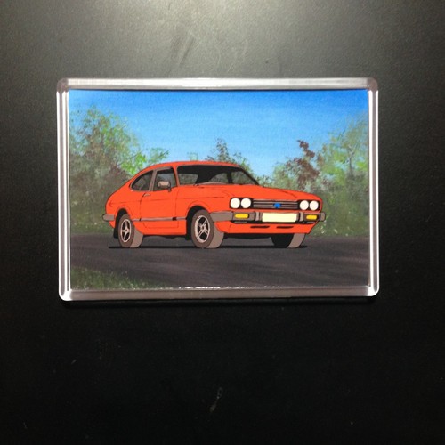 Ford Capri Mk3 Clear plastic fridge magnet | eBay