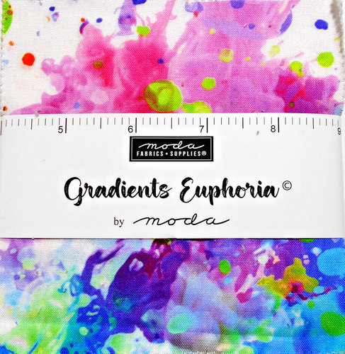 MODA FABRICS "GRADIENT EUPHORIA" BY MODA CHARM PACK 42-5"SQUARES BTCP ...