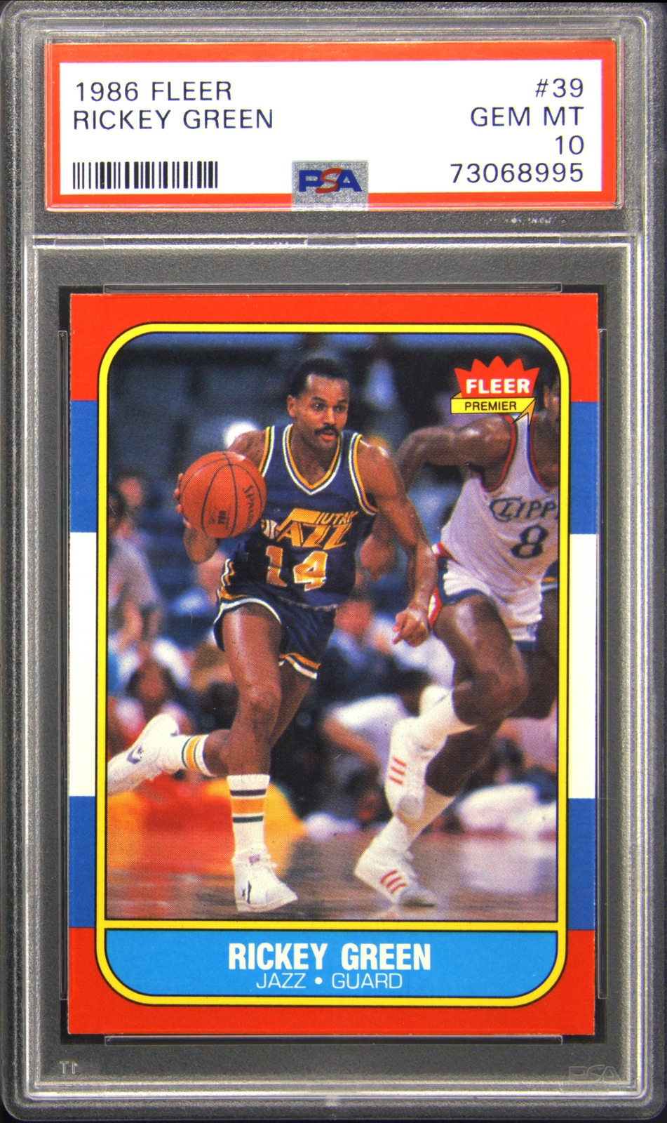 Rickey Green 1986 Fleer #39 Base PSA 10 Price Guide - Sports Card Investor