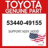 5344049155 Genuine Toyota SUPPORT ASSY, HOOD, RH 53440-49155 | eBay