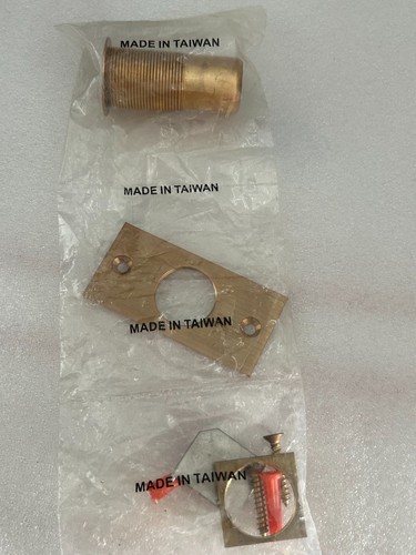 Door Floor-mounted Flush Bolt Strike 23/32 " Dia Brass Dust Proof NEW ...