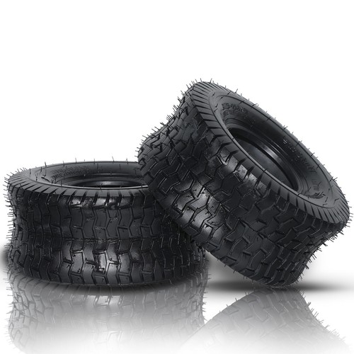 Set of 2 15x6.00-6 Lawn & Garden Mower Tractor Turf Tires 2PR 15x6-6 ...