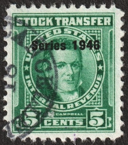 PAPER-GEM: US/usa scott #RD212 Stock Transfer Revenue stamp 1946 choice xf | eBay