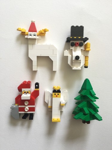 Lego Snowman 10079 Angel 10080 Santa Claus 10068 Tree 10069 Reindeer 10070 | eBay