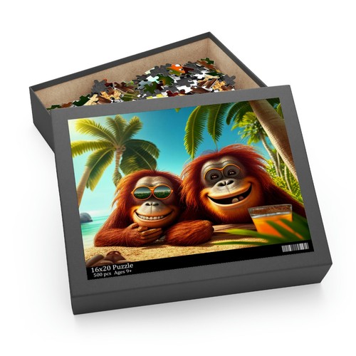 Kids Jigsaw Puzzle - Orangutans (30 - 1000 Piece) Orangutans Jigsaw ...