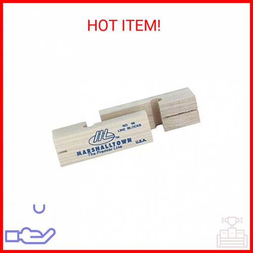 Masonry Line Block 3 3/4" Wood Line Blocks | Pair | eBay