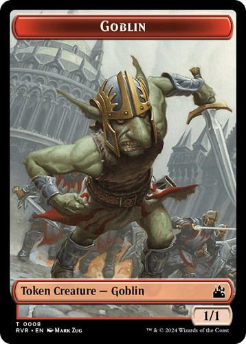 Foil - Goblin (0008) // Emblem - Domri Rade Double-Sided Token - 8 ...