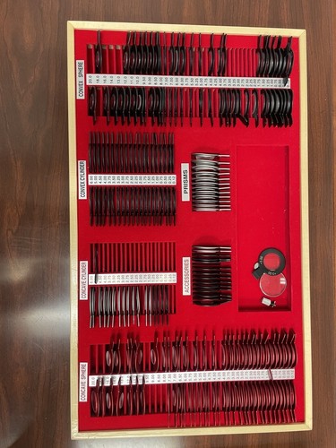 Optometry Ophthalmology Optical Trial Lens Kit Set w/Case | eBay