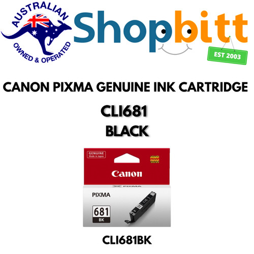 Canon CLI681 Black Ink Cartridge - 1,500 pages | eBay