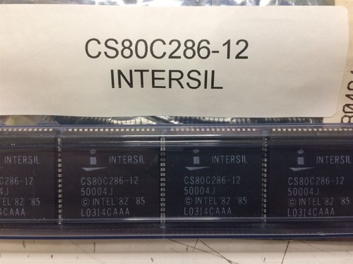 CS80C286-12 INTERSIL IC MPU 12.5MHZ 68PIN PLCC 1 UNIT | eBay