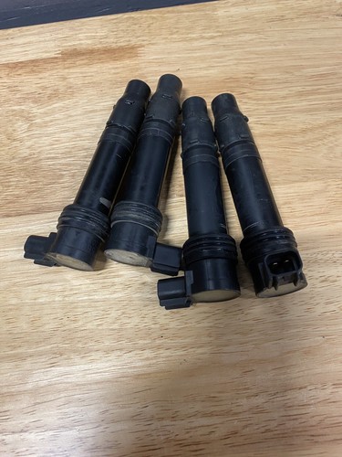 2003-2004 Kawasaki ZX6R 636 OEM Ignition Coils Spark Plug Wires Caps ...