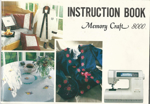 Instruction Book (owners manual) Janome MC8000 | eBay