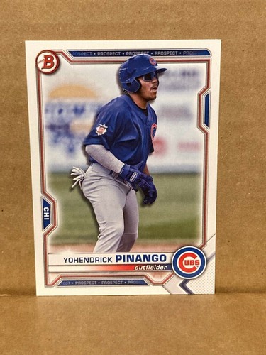 Yohendrick Pinango 2021 Bowman Draft Paper Lot of 20 Cards BD-25 Cubs ...