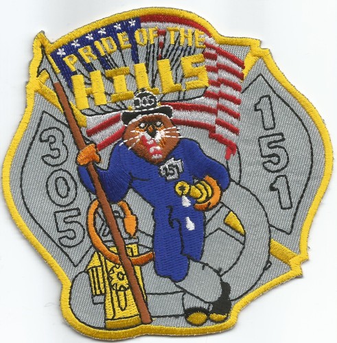 New York City - Engine-305 / L-151 "Pride of the Hills" (4" x 4") fire ...