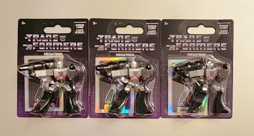 LOT OF 3 TRANSFORMERS MEGATRON FIGURE CAKE TOPPER HASBRO NEW WITH ...