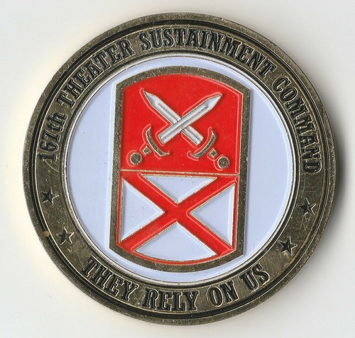 167th Theater Sustainment Command 2 Star Coin 1.75 " DIA BX1 | eBay