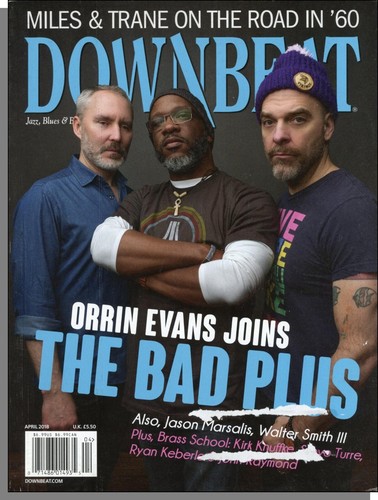 Downbeat - 2018, April - Orrin Evans & The Bad Plus, Miles Davis & John ...