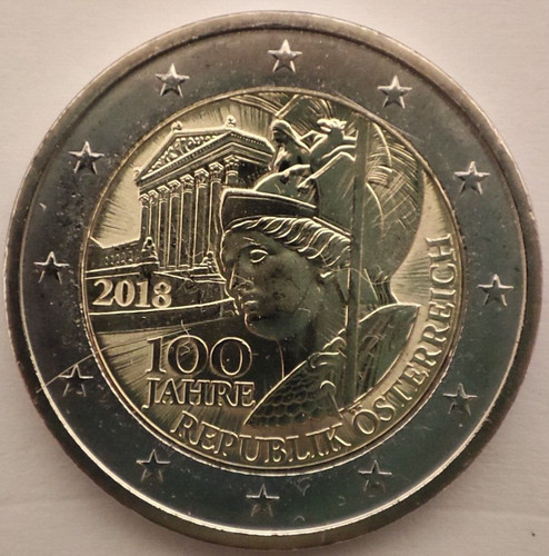 Austria 2 euro 2018 "100th anniversary of Austrian Republic" UNC | eBay