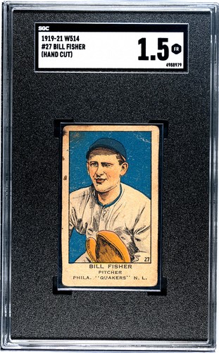 1919 W514 BILL FISCHER 27 FAIR SGC 1.5 BASEBALL PHILADELPHIA QUAKERS | eBay