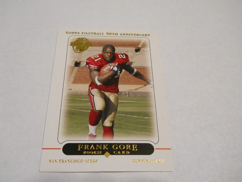 FRANK GORE ROOKIE CARD SAN FRANCISCO 49ERS 2005 TOPPS | eBay