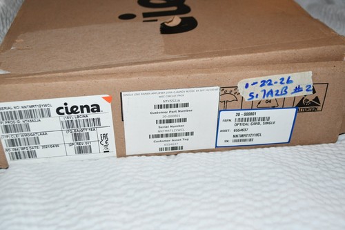 CIENA NTK552JA SRA C-Band Single Line Raman Amplifier W/OSC 1X SFP New ...