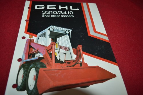 Gehl 3310 3410 Skid Steer Loader for 1984 Dealers Brochure AMIL15 | eBay