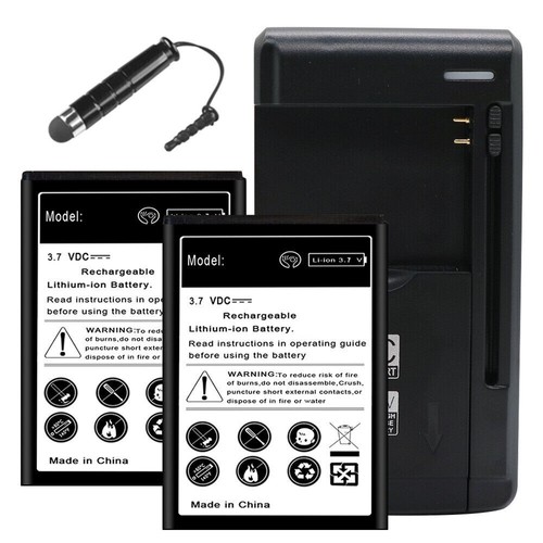 2x 3020mAh Battery+Universal Charger Stylus for Samsung Gravity SMART ...