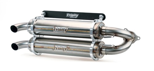 Trinity Racing Stainless Dual Slip-On Exhaust For 2020+ RZR Pro/2022 ...