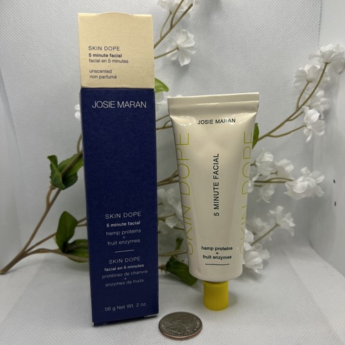 Josie Maran 5 Min Facial Hemp Proteins + Fruit Enzymes 2oz Unscented ...