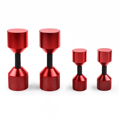 4 Pcs Aluminium Flange Two Hole Pins Set - 1-1/8'' 1-5/8'' Diameter ...