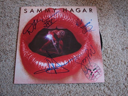 SAMMY HAGAR BILL CHURCH GARY PIHL DAVID LAUSER SIGNED ALBUM coa | eBay