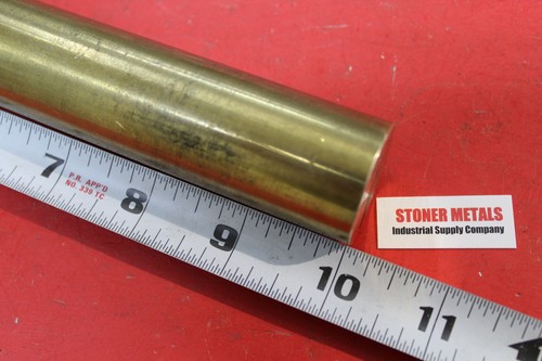 1-1/4" Brass C360 Round Bar 10" Long H02 Solid Rod New Lathe Bar Stock ...