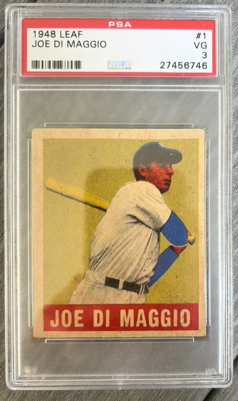 Joe DiMaggio 1948 Leaf #1 Base Price Guide - Sports Card Investor