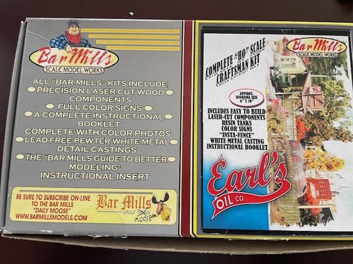 Bar Mills Earl Oil Comp 0802 LASER-HO Scale | eBay