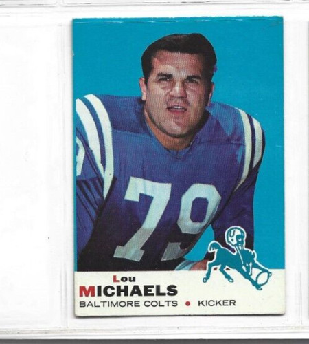 1969 Topps Football #116 Lou Michaels Colts NM/Mint | eBay