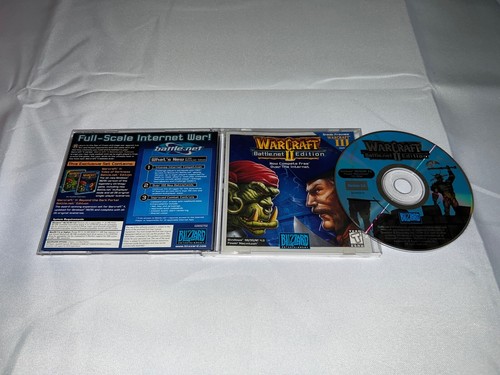 Warcraft II 2 Battle.net Edition PC/Mac CD-ROM Blizzard 1999 with CD ...