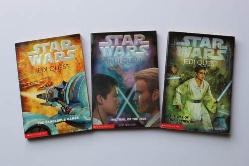 STAR WARS: JEDI QUEST LOT OF 3 (THE TRAIL OF THE JEDI-THE WAY OF THE ...