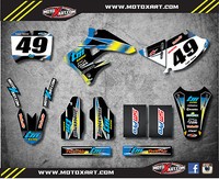 Suzuki DRZ 125 / 2001 - 2007 stickers Full Custom Graphic Kit - STRIKE ...