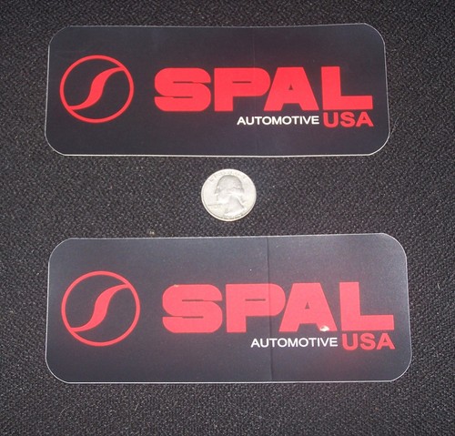 2 - Original Spal Automotive - Fans - Stickers NHRA Hot Rod NASCAR | eBay