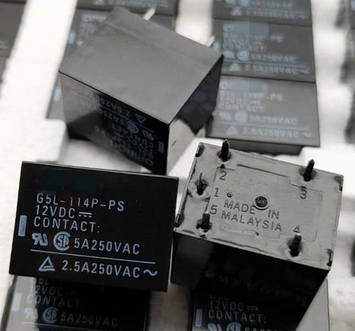 5PCS G5L-114P-PS 12VDC 5A 250VAC Power Relay 5 Pins | eBay