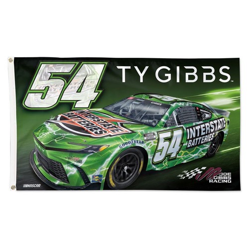 Ty Gibbs #54 Nascar Car Racing 3x5 FT Flag Wall Decore Banner | eBay